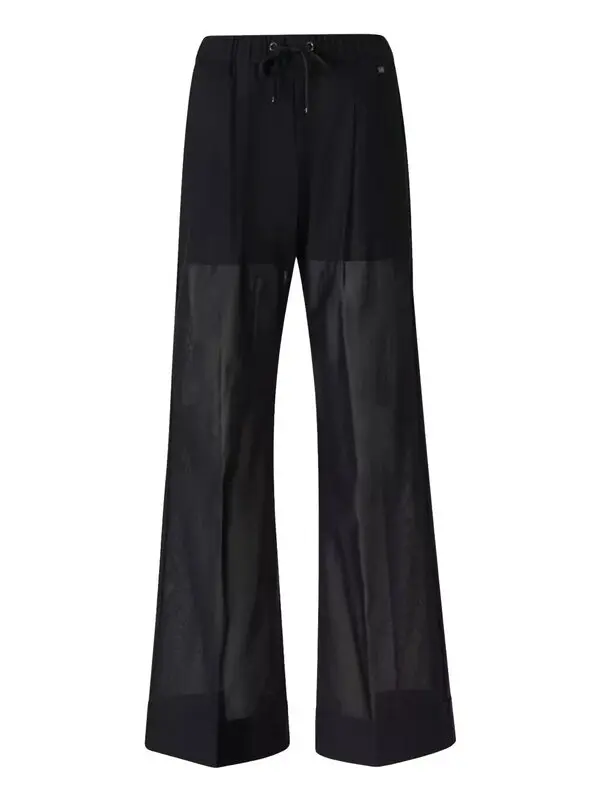 Herno Flared Trousers - Black