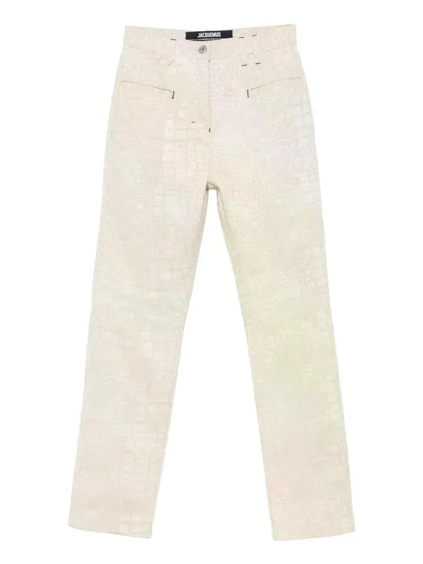 Jacquemus Le De-nîmes Norma Jeans - Neutrals