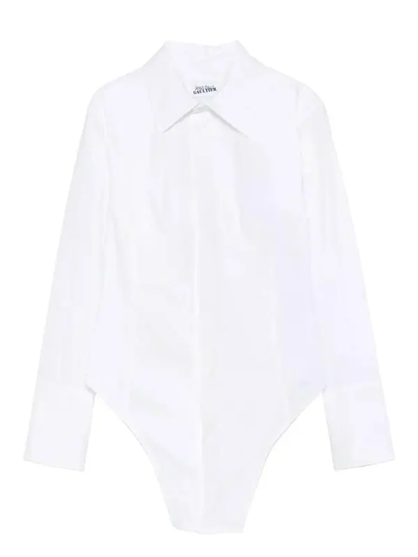 JEAN PAUL GAULTIER Poplin Bodysuit - White