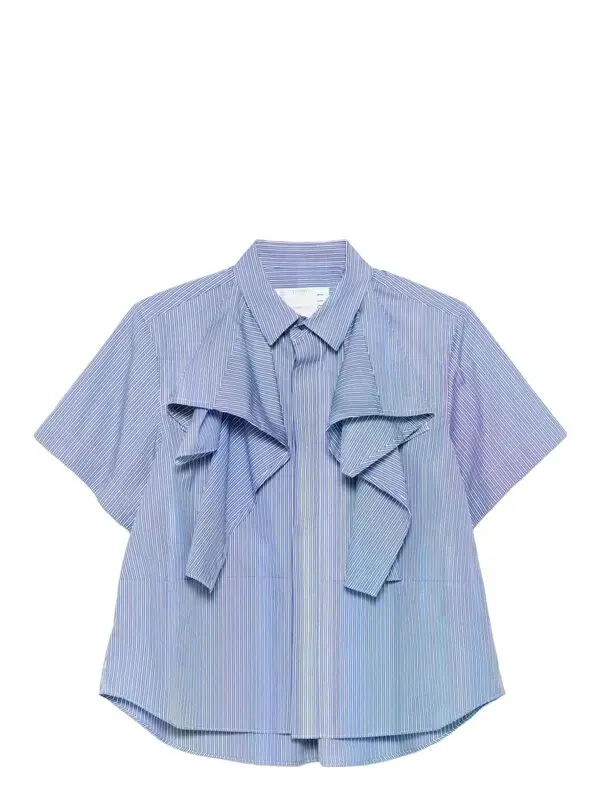Sacai Striped Shirt - Blue