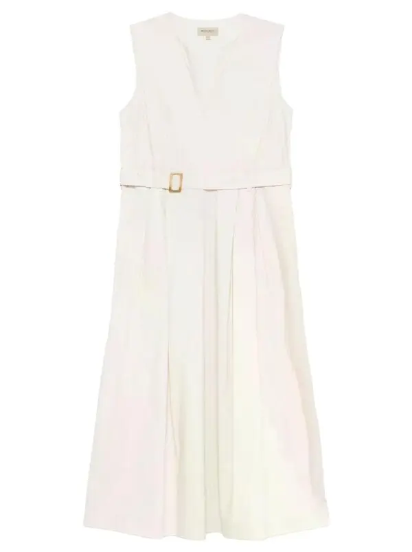 Woolrich Belted Midi Dress - Neutrals