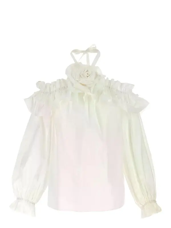 Carolina Herrera Off-shoulder Blouse - White