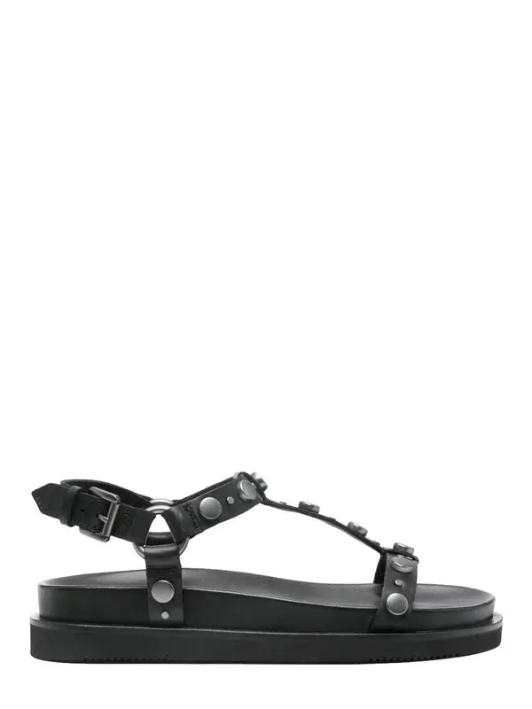 Ash Ugo Flat Sandals - Black