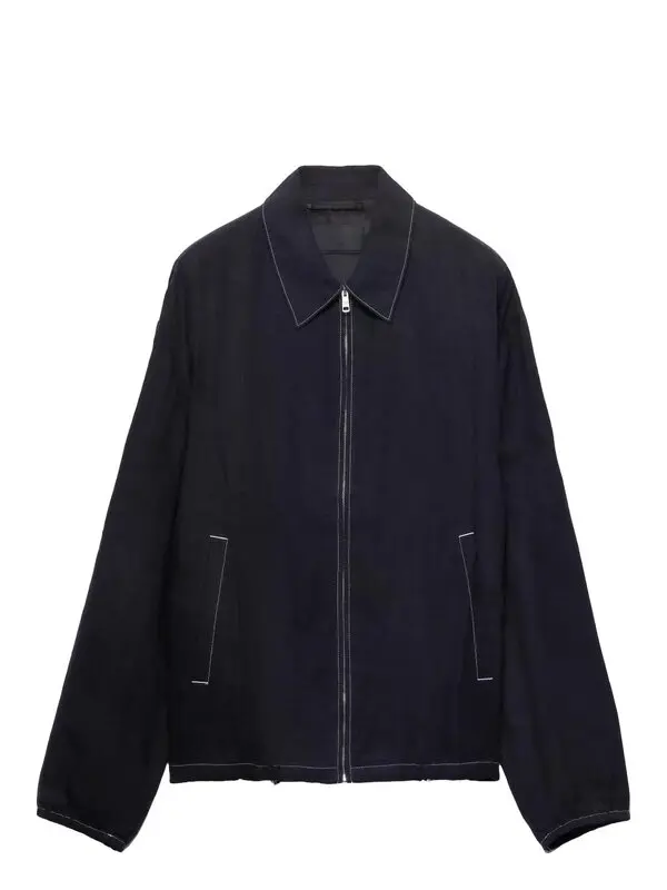 Prada Cotton Blouson Jacket - Black