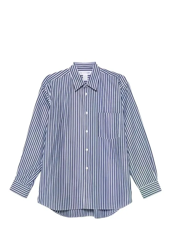 Comme Des Garçons Striped Shirt - Blue