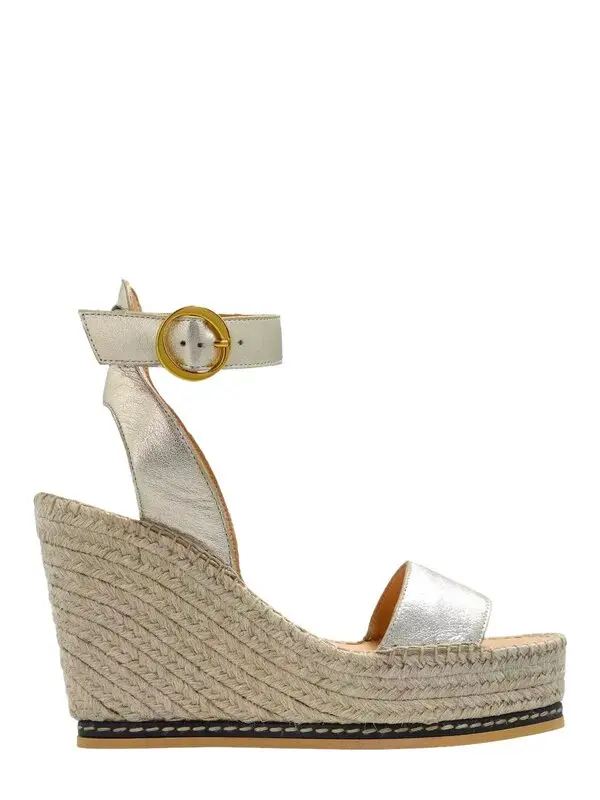 ODISSI Wedge Espadrilles - Gold