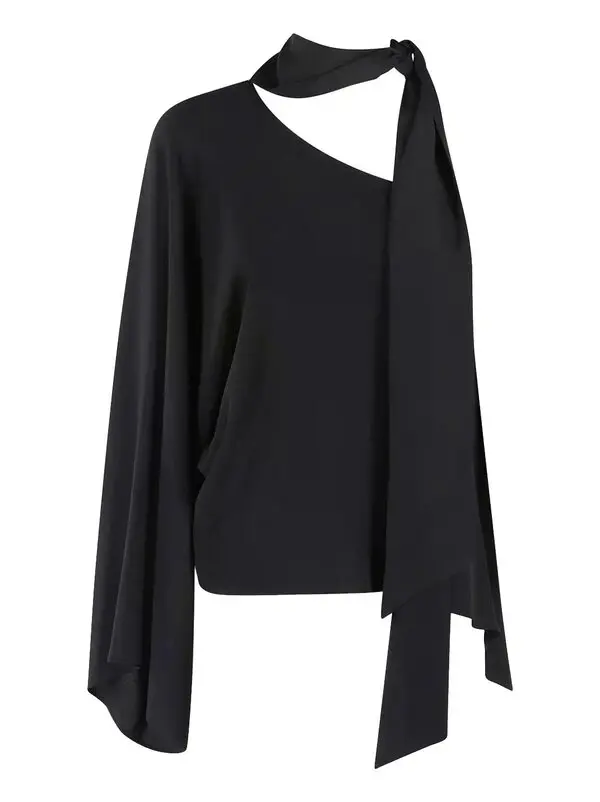 Federica Tosi Crepe-de-chine Blouse - Black