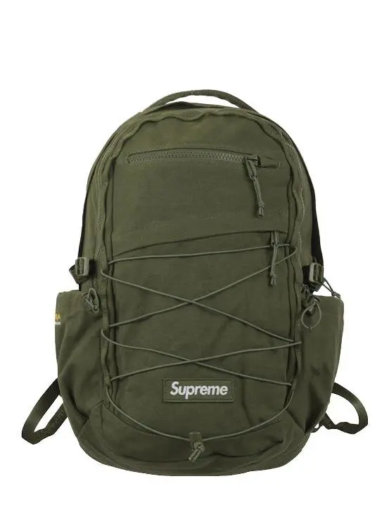 Supreme Logo Backpack - Olive