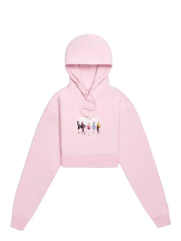 Kith X Sailor Moon Alexa Cropped Hoodie - Pink