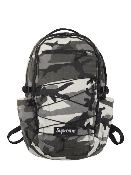 Supreme Logo Backpack - Snow Camo