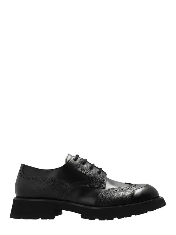 Alexander McQueen Punk Worker Derby Lace-up Sneakers - Black
