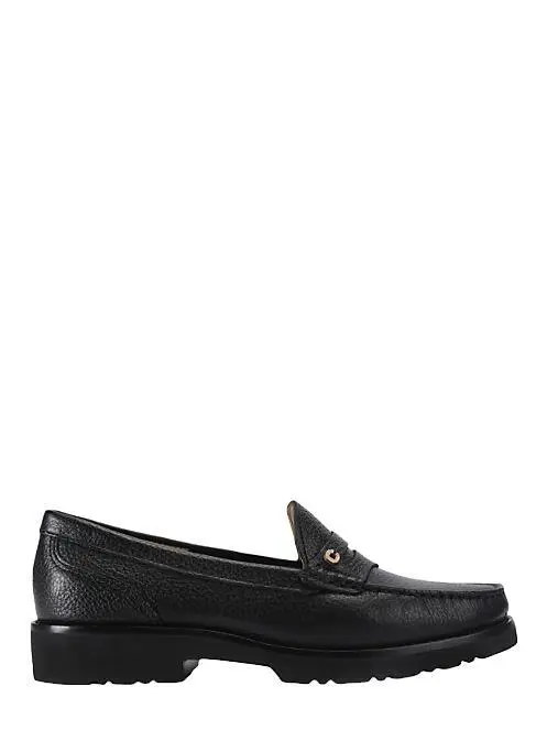 Carvela Alba Branded Leather Loafers - Black