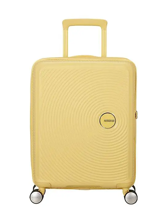AMERICAN TOURISTER Expandable Four-wheel Suitcase 55cm - Pastel Yellow