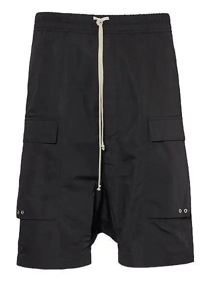Rick Owens Relaxed-fit Woven Shorts - Black