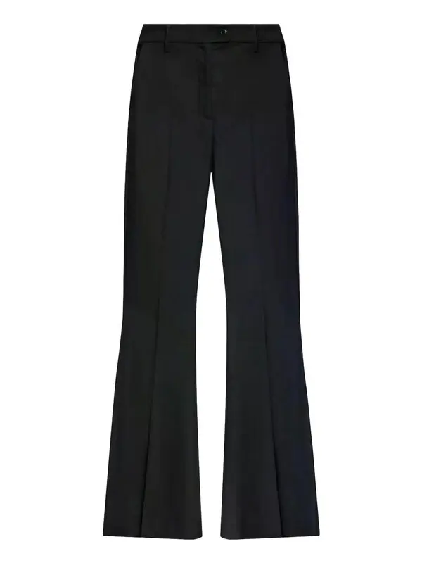 GESTUZ Pressed Crease Trousers - Black