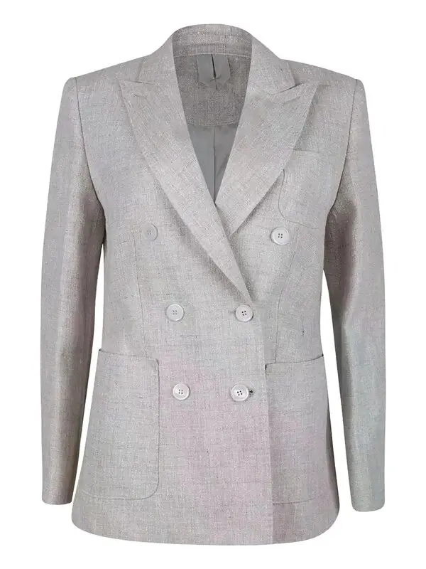 Max Mara Double-breasted Blazer - Grey