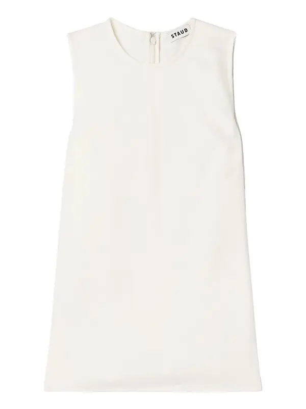 Staud Bronte Crepe Tank - Ivory
