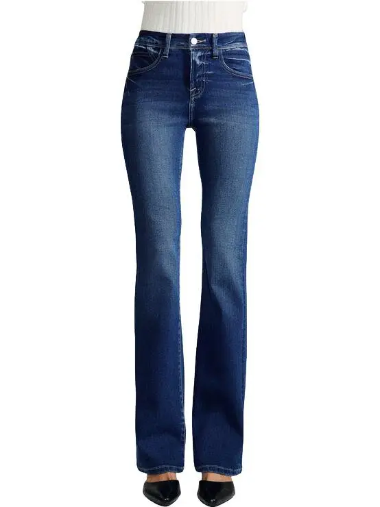 KANCAN Jesy Ultra High-rise Bootcut Jeans - Dark Wash