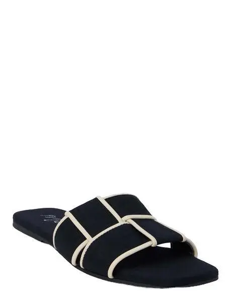 Matisse Biscayne Square Toe Slide Sandal - Black