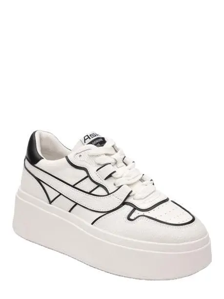 Ash Match Platform Sneakers - White/ Black