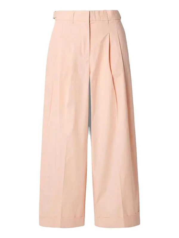 Proenza Schouler White Label Kyle Cropped Wide-leg Pants - Pink
