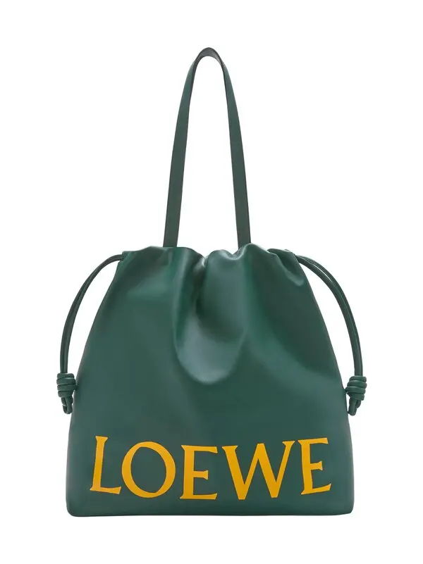 Loewe Flamenco Logo Tote Bag - Green