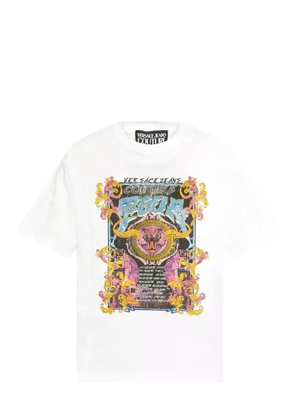 Versace Printed T-shirt - White