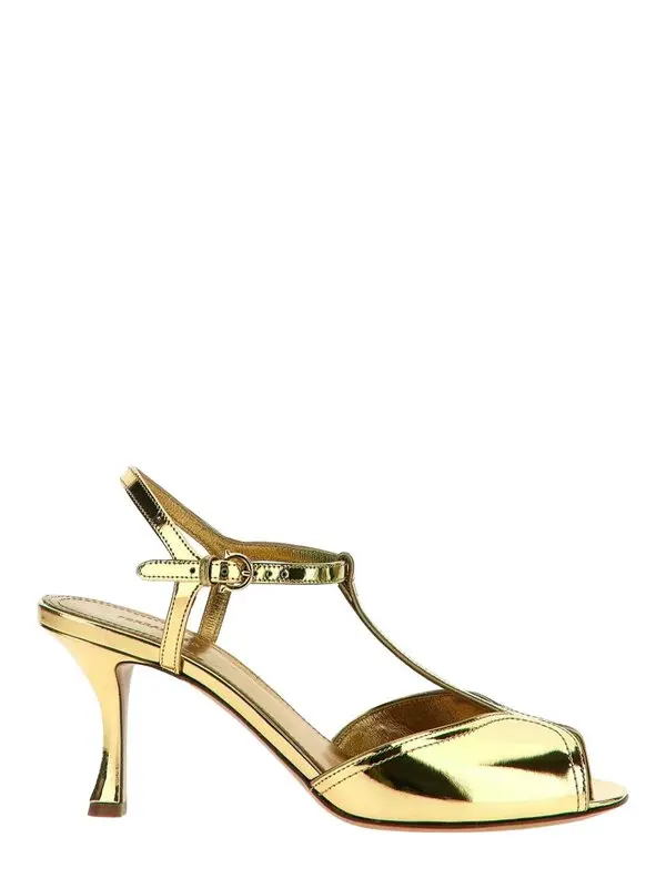 FERRAGAMO 70mm Ely Sandals - Gold