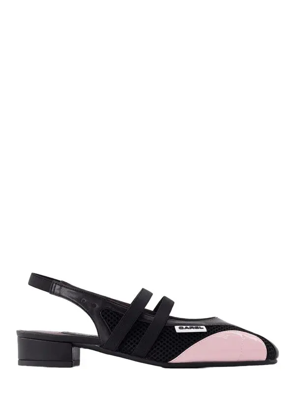 CAREL Peachy Slingback Pumps - Black