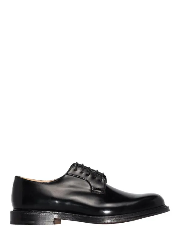 Church's Leather Flat Shoes - Black