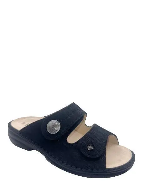 Finn Comfort Sansibar Slide Sandal - Black Astor