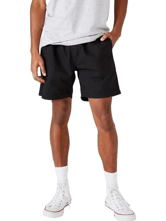 COTTON ON Relaxed Fit Easy Short - Black Texture