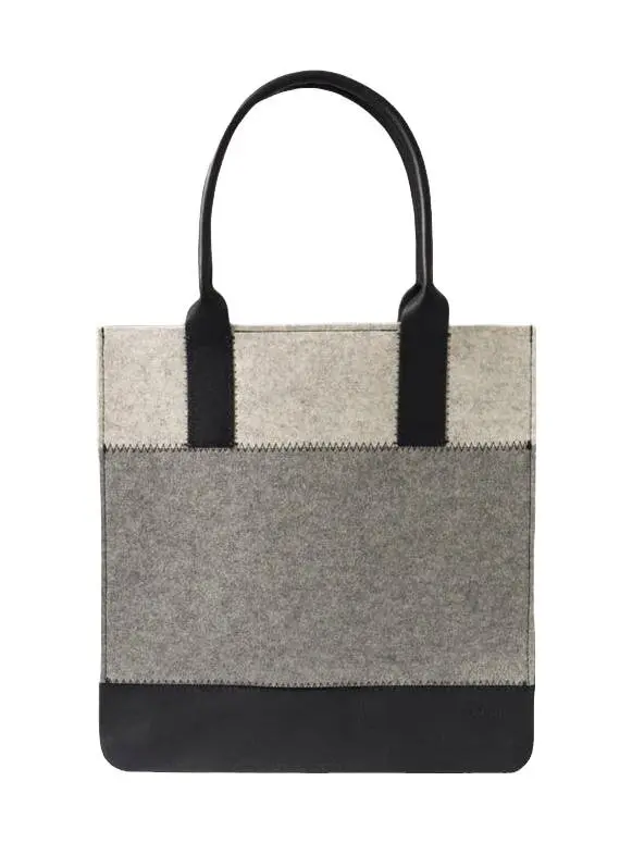 GRAF LANTZ Jaunt Merino Wool Tote - Granite  / Black