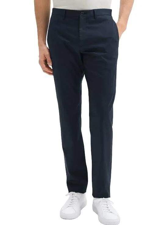 Theory Zaine Hanson Stretch Cotton-blend Pants - Baltic
