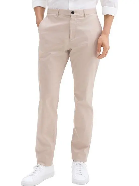 Theory Zaine Hanson Stretch Cotton-blend Pants - Earl Gray