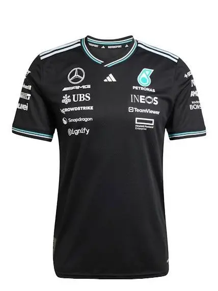 Adidas Mercedes Amg Petronas Formula One Team Driver Authentic Jersey - Black/white