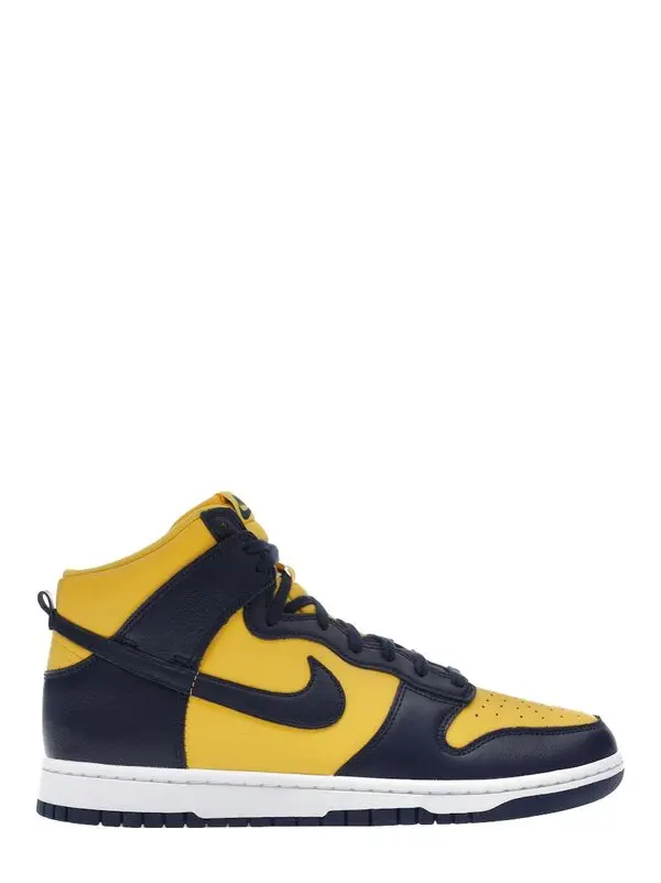 Nike Dunk High Michigan - Varsity Maize/midnight Navy Blue/coconut Milk