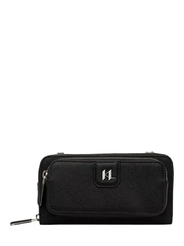 Karl Lagerfeld Logo-plaque Belt Bag - Black