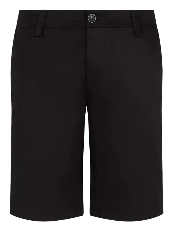 Armani Exchange Logo-plaque Shorts - Black