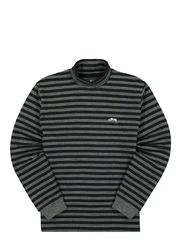 StÜssy Classic Stripe Turtleneck - Black