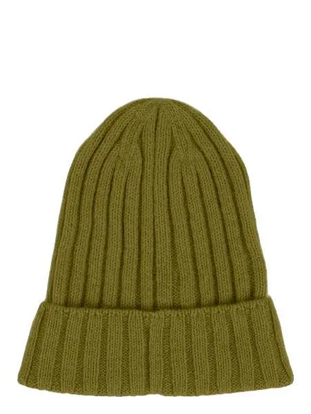 SSKEIN Ribbed Baby Alpaca Beanie - Moss