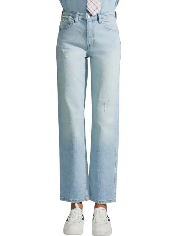 KANCAN Marisela High-rise Straight Jeans - Light Wash