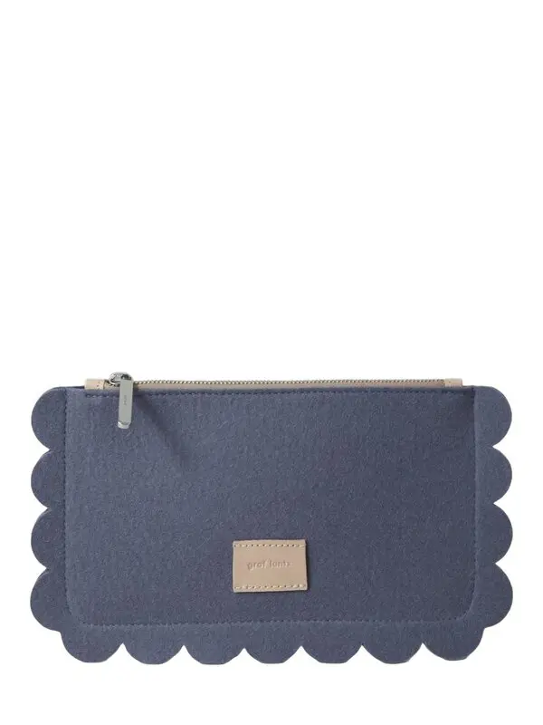 GRAF LANTZ Deco Edge Merino Wool Pouch - Horizon