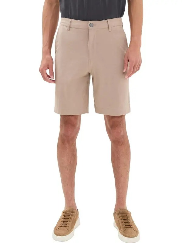 Faherty Brand Slubbed Weave All Day Shorts - Khaki