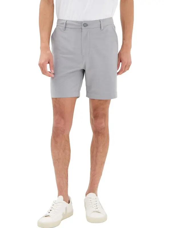 Faherty Brand All Day 7" Shorts - Ice Grey