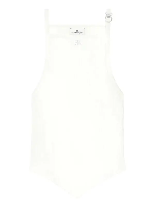 COURREGES Pointy Tank Top - White