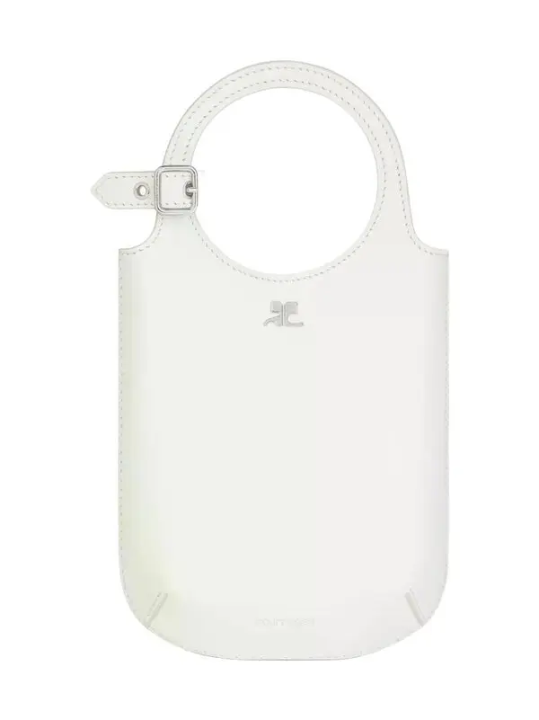 COURREGES Holy Small Tote - White