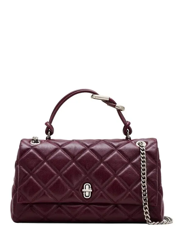 Marc Jacobs Dual Chain Shoulder Bag - Dark Plum
