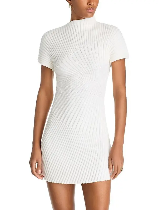 Cult Gaia Luka Knit Dress - Off White