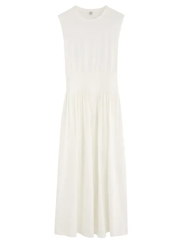 TOTÊME Cotton Maxi Dress - Off White